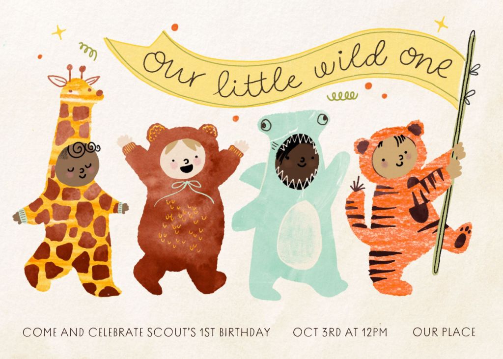 Plushie Parade Invitation