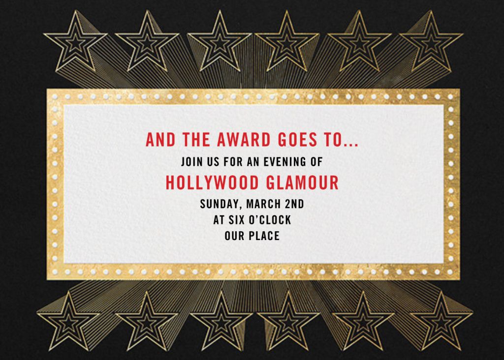 Seeing Stars - Viewing Party Invitation | Send online instantly | RSVP ...