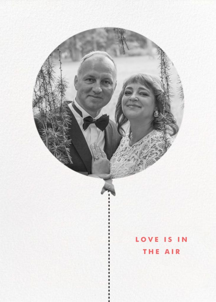 Love is in the Air (Photo) Card