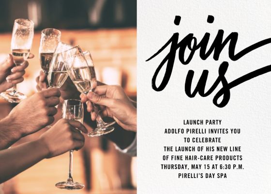 Launch Party Invitations | Send online instantly | RSVP tracking