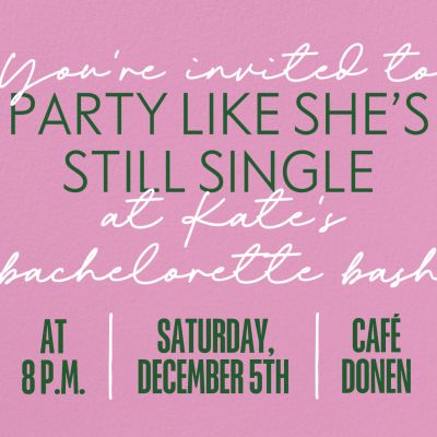 Bachelorette Party Invitation Templates | Send online instantly | RSVP ...