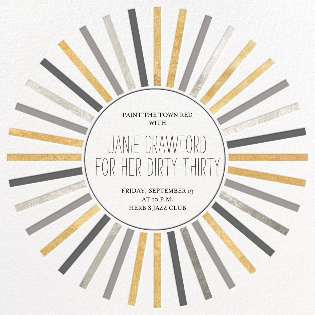 Sweden in the Summer - Birthday Invitation | Send online instantly ...