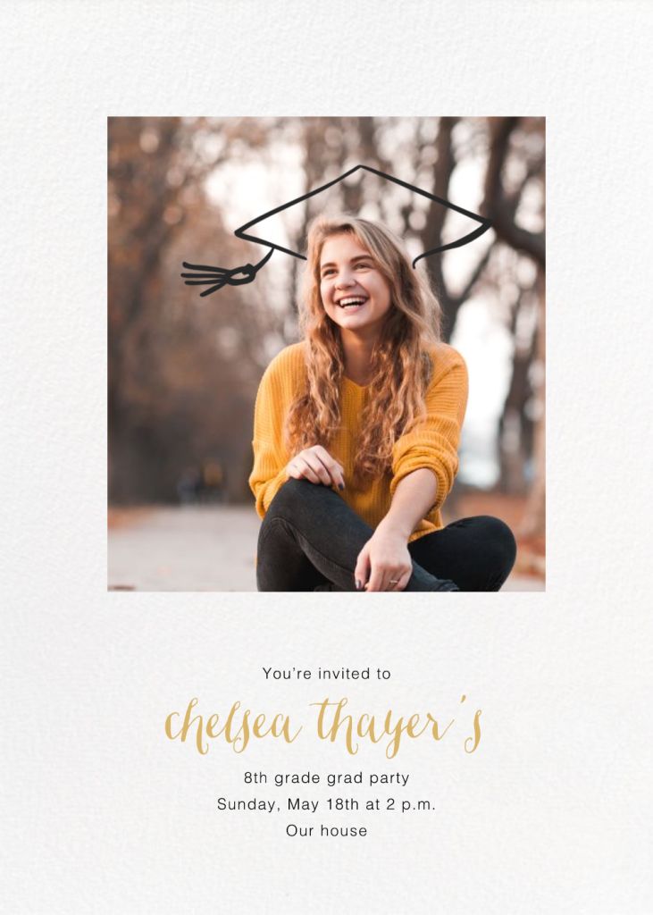 Thinking Cap - Invitation | Send online instantly | RSVP tracking