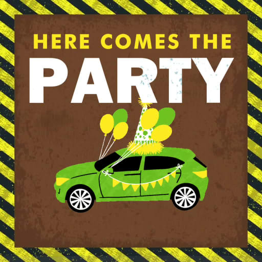Party Car | Send online instantly | Free tracking