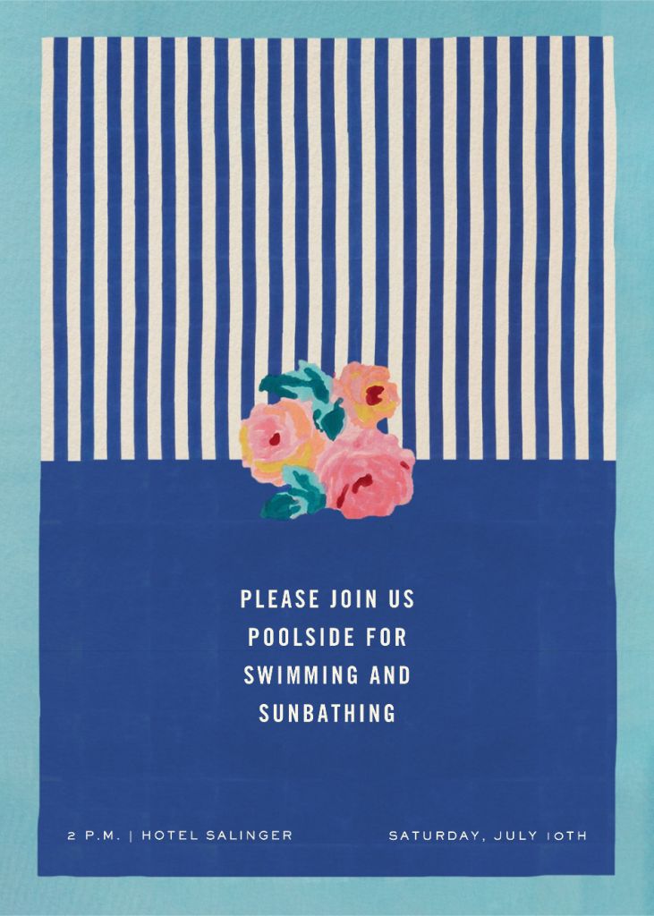 Mezzero - Pool Party Invitation | Send online instantly | RSVP tracking