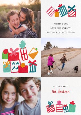 Custom Holiday Photo Cards 2024 | Send online instantly | Track opens