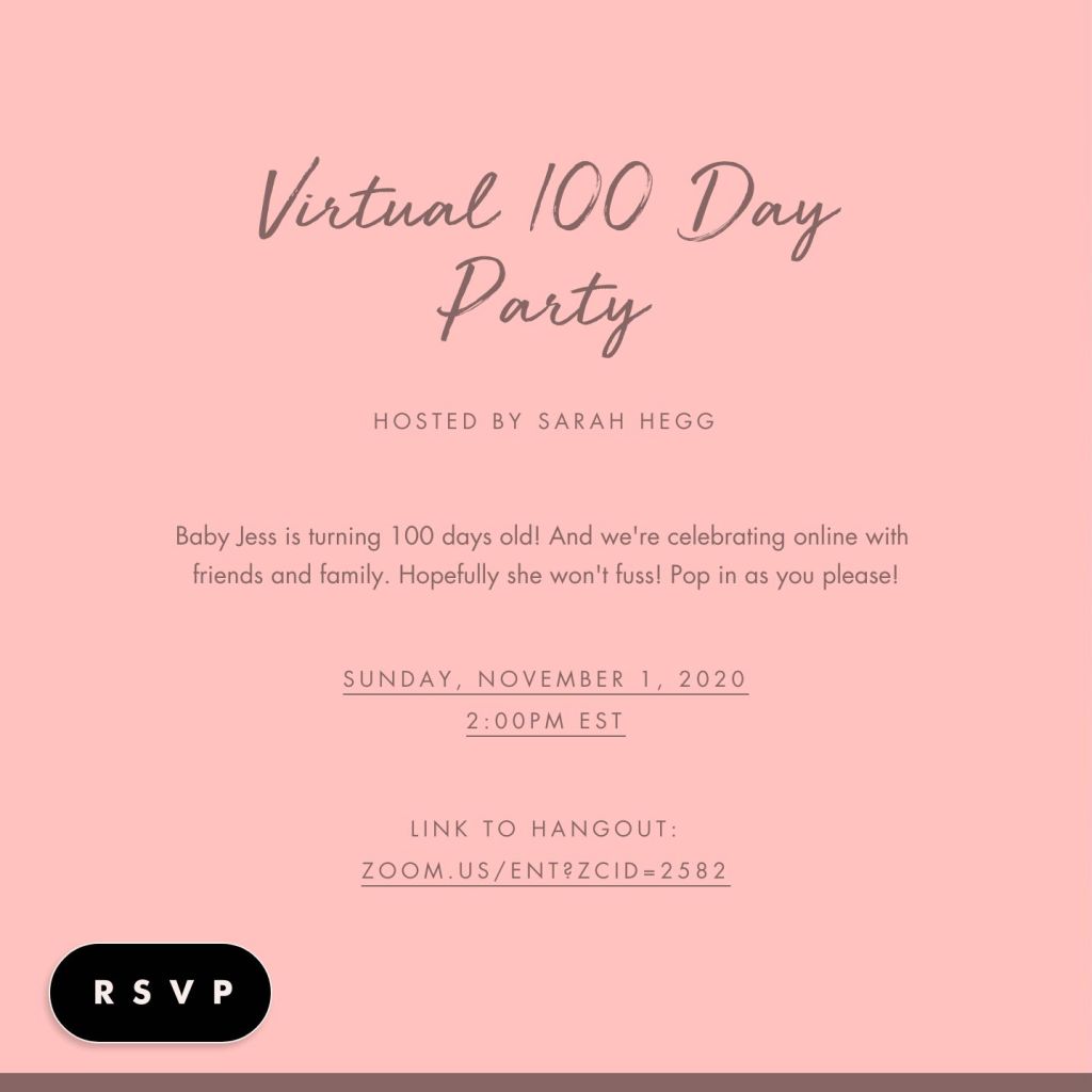 Baby's 100 Day Celebration Invitations | Create & Customize Online