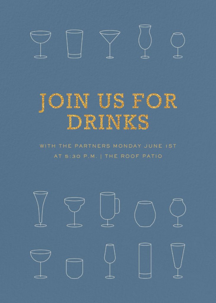 Empty Vessels - Cocktail Party Invitation | Send online instantly ...