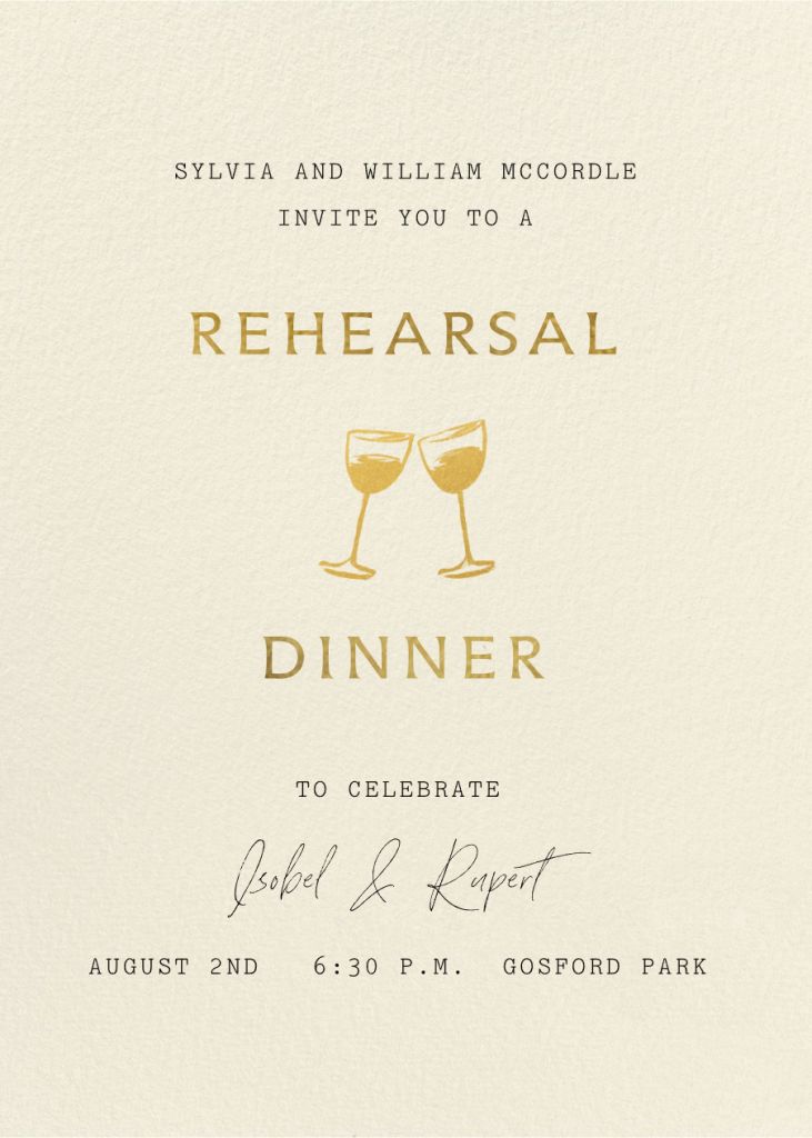 Make a Toast Invitation
