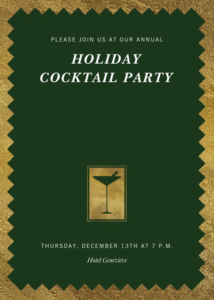 Zig and Zag (Customizable Template) - Corporate Holiday Party ...