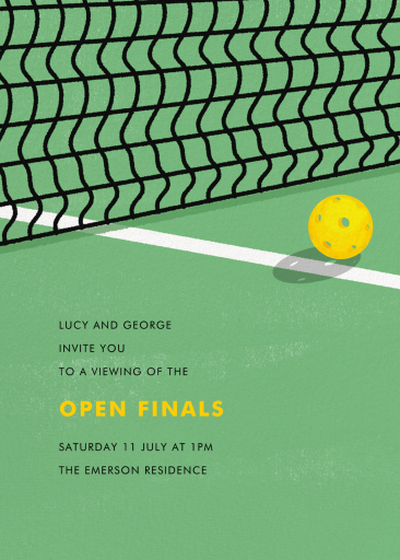 Holding Court - Summer Party Invitation | Send online instantly | RSVP ...