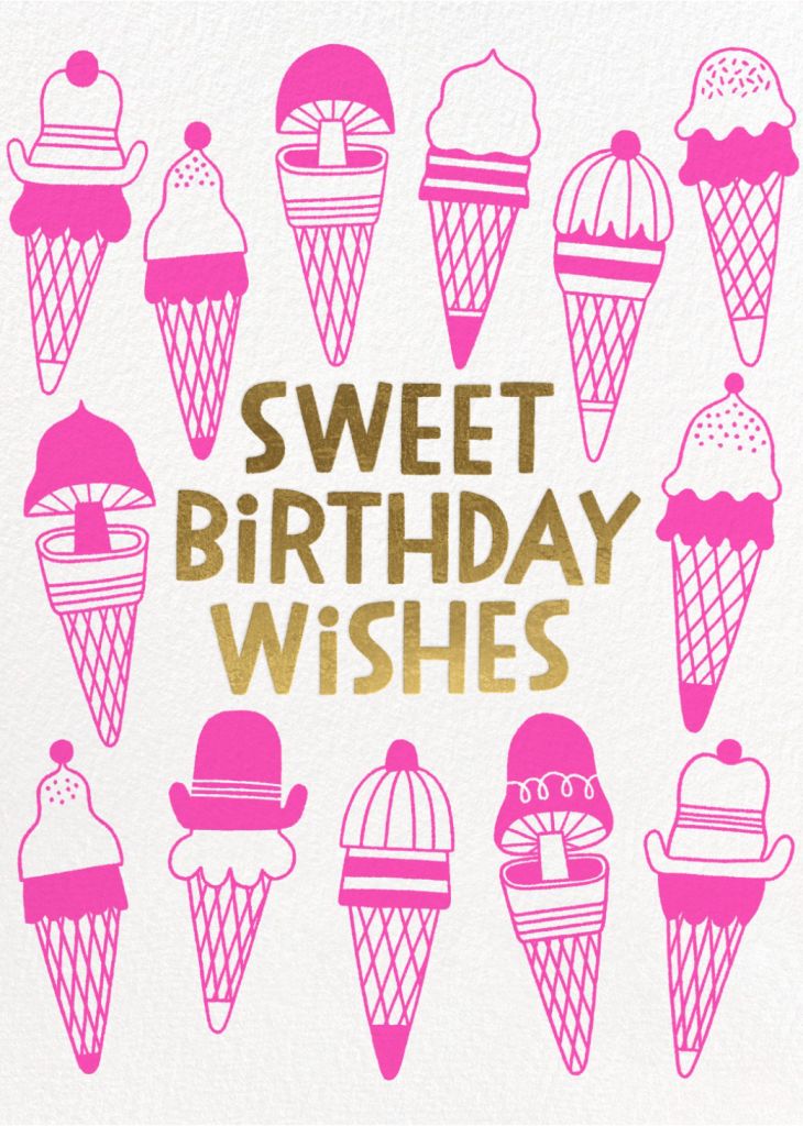 Ice Cream Toppings (Anke Weckmann) - Greeting Card | Send online ...