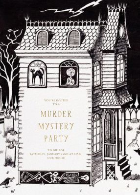 Murder Mystery Party Invitations | Design & Send Online
