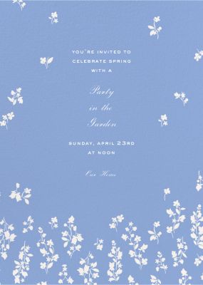 Spring Party Invitations | Send online instantly | RSVP tracking