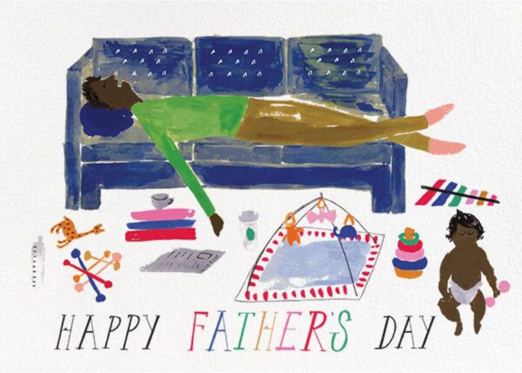 Daddy’s Cat Nap - Father's Day Card | Send online instantly | Track opens