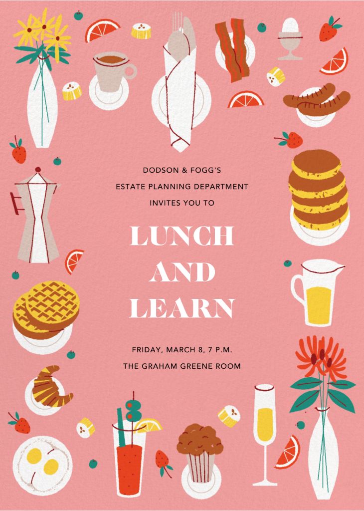 Brunch Buffet | Send online instantly | RSVP tracking