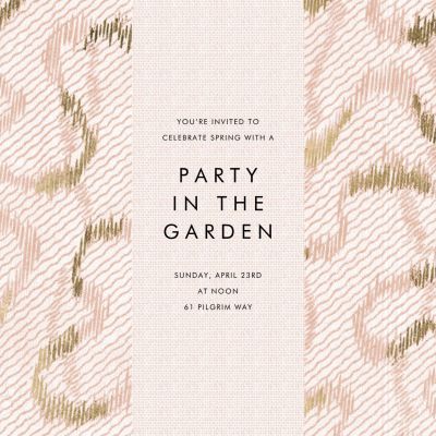 Spring Party Invitations | Send online instantly | RSVP tracking