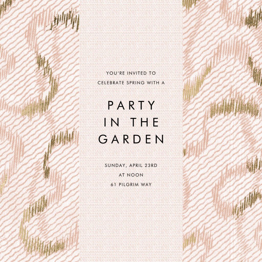 Acclaim - Spring Party Invitation | Send online instantly | RSVP tracking