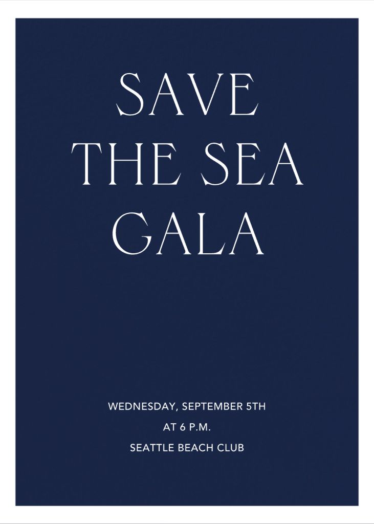 Bold Border (Customizable Template) - Fundraiser Invitation | Send ...