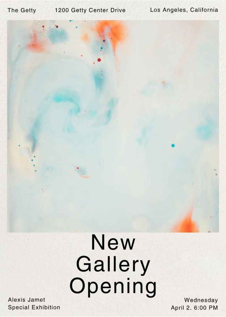 High Resolution - Art Exhibition Invitation | Send online instantly ...