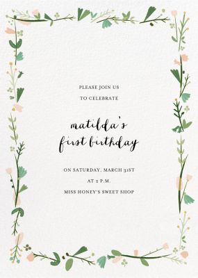 First Birthday Invitations & Invitation Templates | Paperless Post