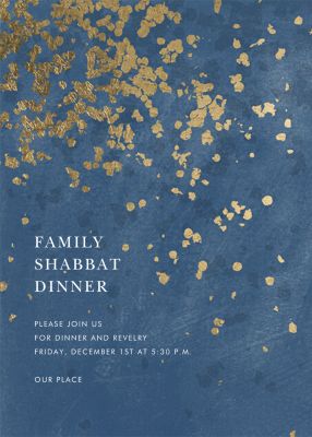 Shabbat Invitations | Send online instantly | RSVP tracking