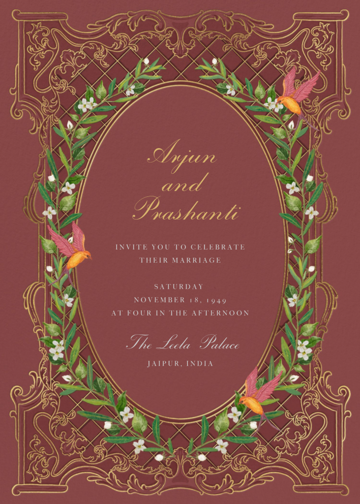 Enchanted Frame - Wedding Invitation | Send online instantly | RSVP ...