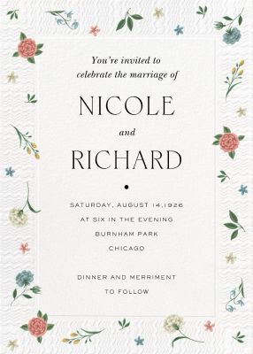 2024 Wedding Invitations | Customizable Designs