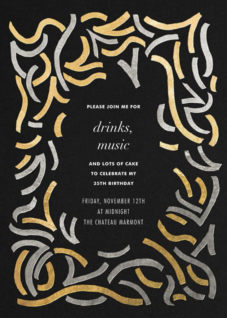 Fuse - Birthday Invitation | Send online instantly | RSVP tracking