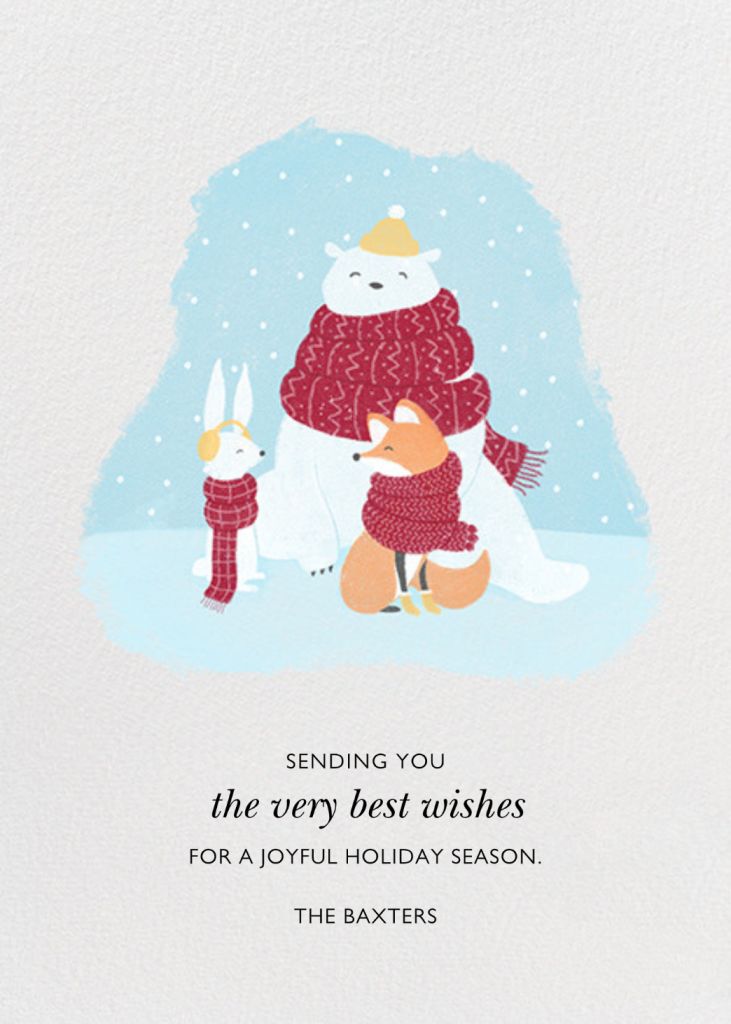 Winter Warm-Ups - Holiday Card | Send online instantly | Track opens