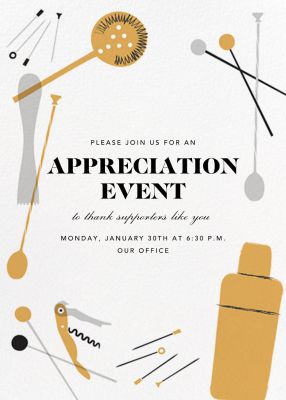 Donor Appreciation Invitations | Send online instantly | RSVP tracking