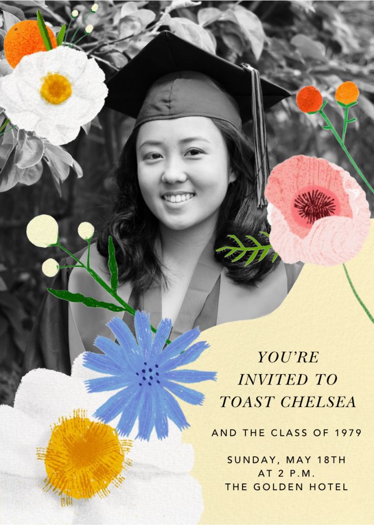 Loose Stems - Graduation Party Invitation | Send online instantly ...