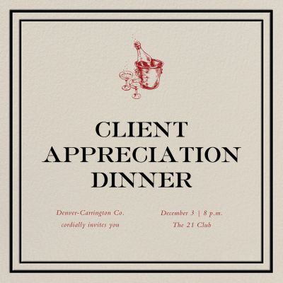 Donor Appreciation Invitations | Send online instantly | RSVP tracking
