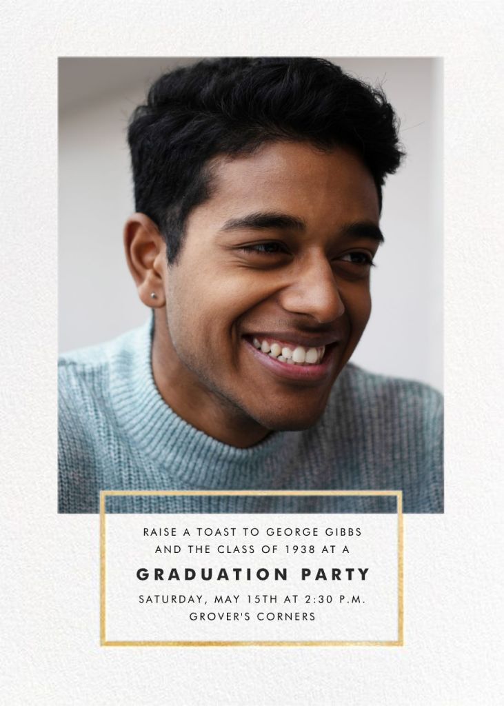 Placard - Graduation Invitation | Send online instantly | RSVP tracking