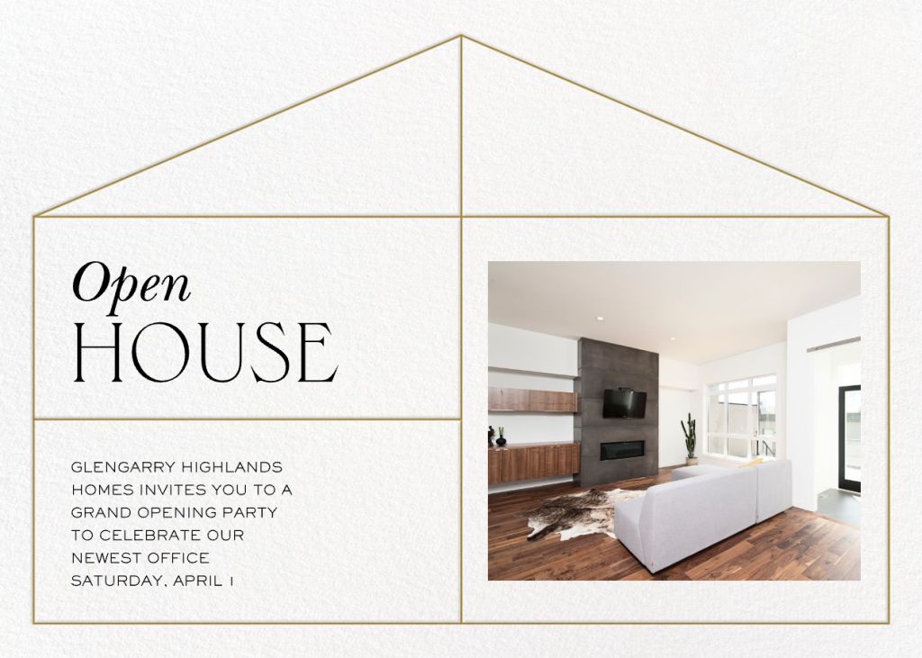 House Frame - Open House Invitation | Send online instantly | RSVP tracking