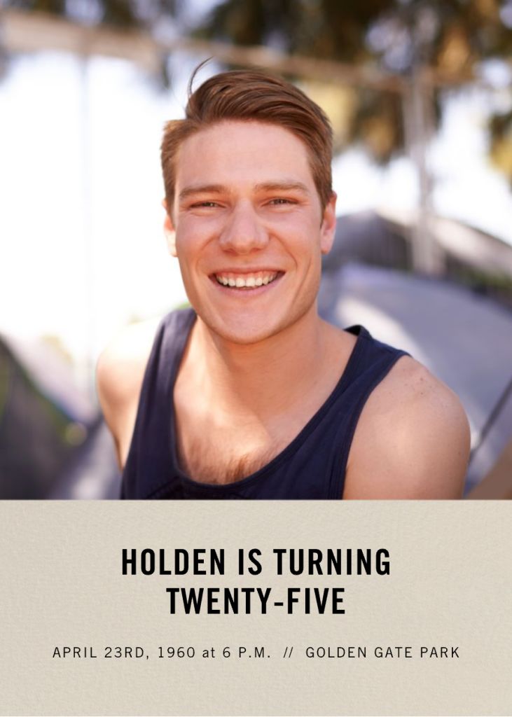 Split Screen - Birthday Invitation | Send online instantly | RSVP tracking