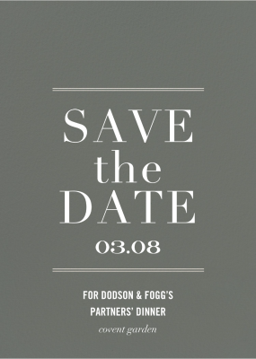 Save the Date for Business Events | Send Online & Track Opens