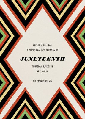 Juneteenth Invitations | Send online instantly | RSVP tracking