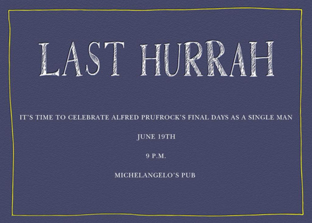 Last Hurrah - Bachelor Party Invitation | Send online instantly | RSVP ...