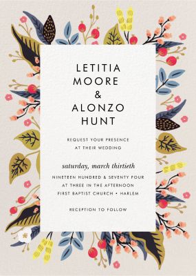 Rifle Paper Co. Wedding Invitations | Send online instantly | RSVP tracking