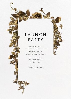 Launch Party Invitations | Send online instantly | RSVP tracking