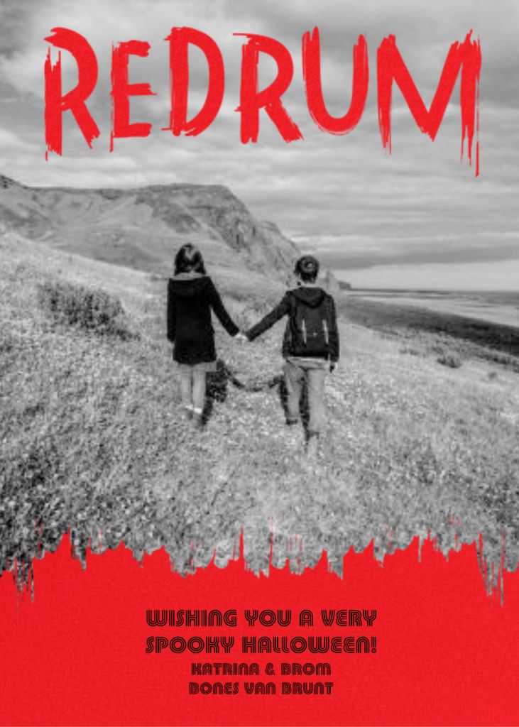 Redrum - Halloween Card | Send online instantly | Track opens