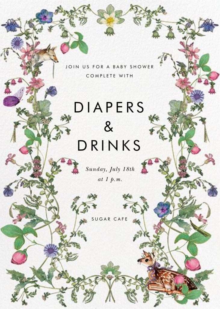 Fanged Fawn | Send online instantly | RSVP tracking