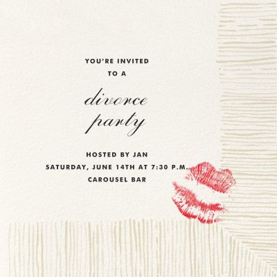 Divorce Party Invitations & Templates | Send online instantly | RSVP ...