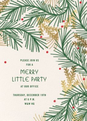Company Holiday Party Invitations | Send online instantly | RSVP tracking