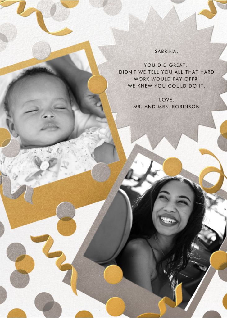 Instant Nostalgia - Graduation Card | Send online instantly | Track opens