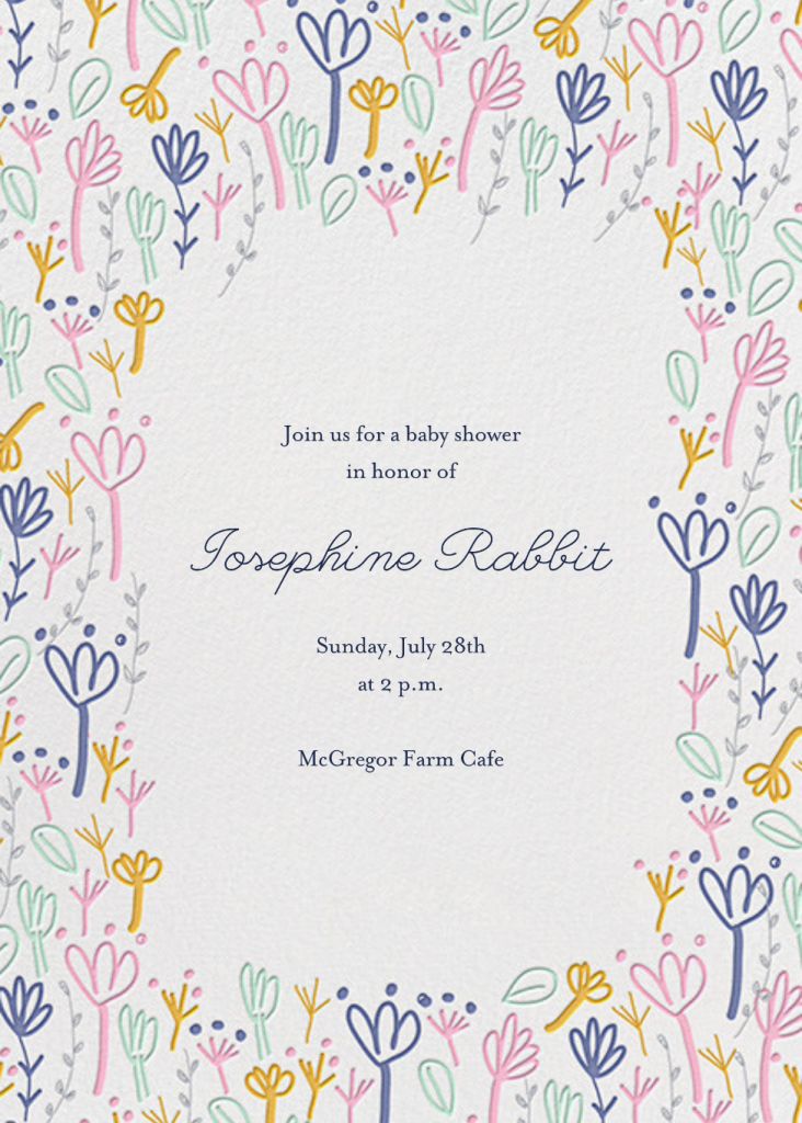 Little Sprouts - Celebration Invitation | Send online instantly | RSVP ...