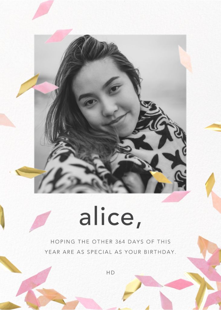 Flutter Photo - Birthday Card | Send online instantly | RSVP tracking