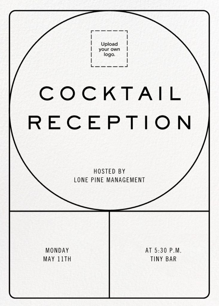 Golden Ratio (Customizable Template) - Cocktail Party Invitation | Send ...