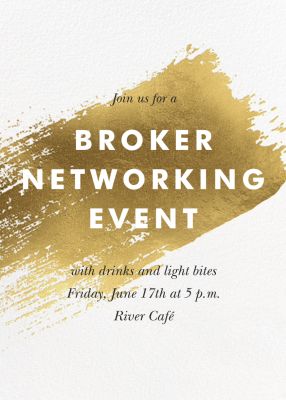 Networking Event Invitations | Send online instantly | RSVP tracking
